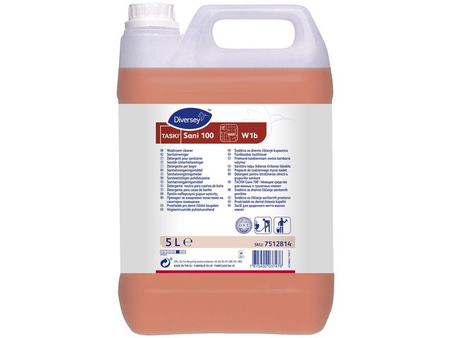Rengjøring Taski sani 100 free 5 liter - Engrossenteret AS