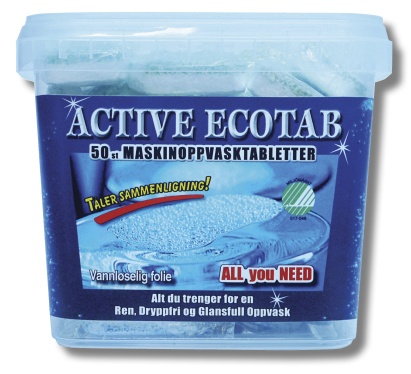 Maskinoppvask TORQWELL Active tabs (50) - Engrossenteret AS
