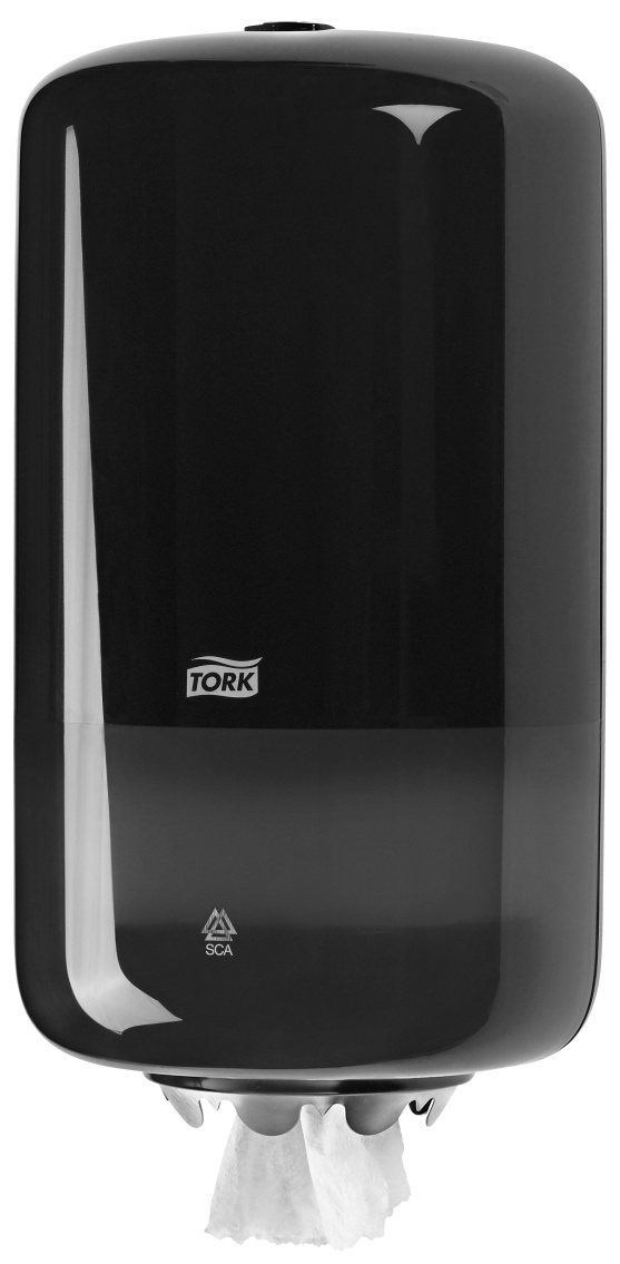 Dispenser TORK Senterrull Mini sort - Engrossenteret AS